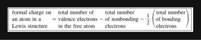 Solved solve for the formal charge of the following (show | Chegg.com