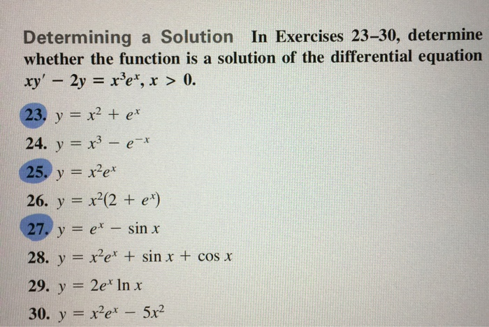 Solved Verifying a Solution In Exercises 5-10, verify that | Chegg.com