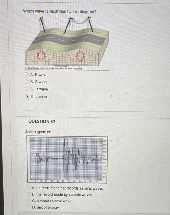 Seismic Surface Waves Diagram