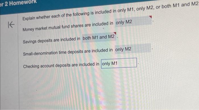Solved Explain whether each of the following is included in | Chegg.com
