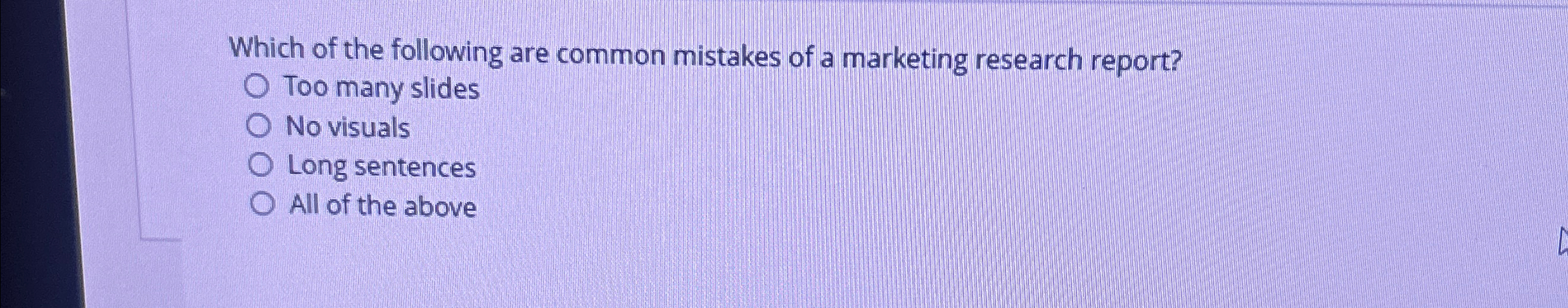 Solved Which of the following are common mistakes of a | Chegg.com