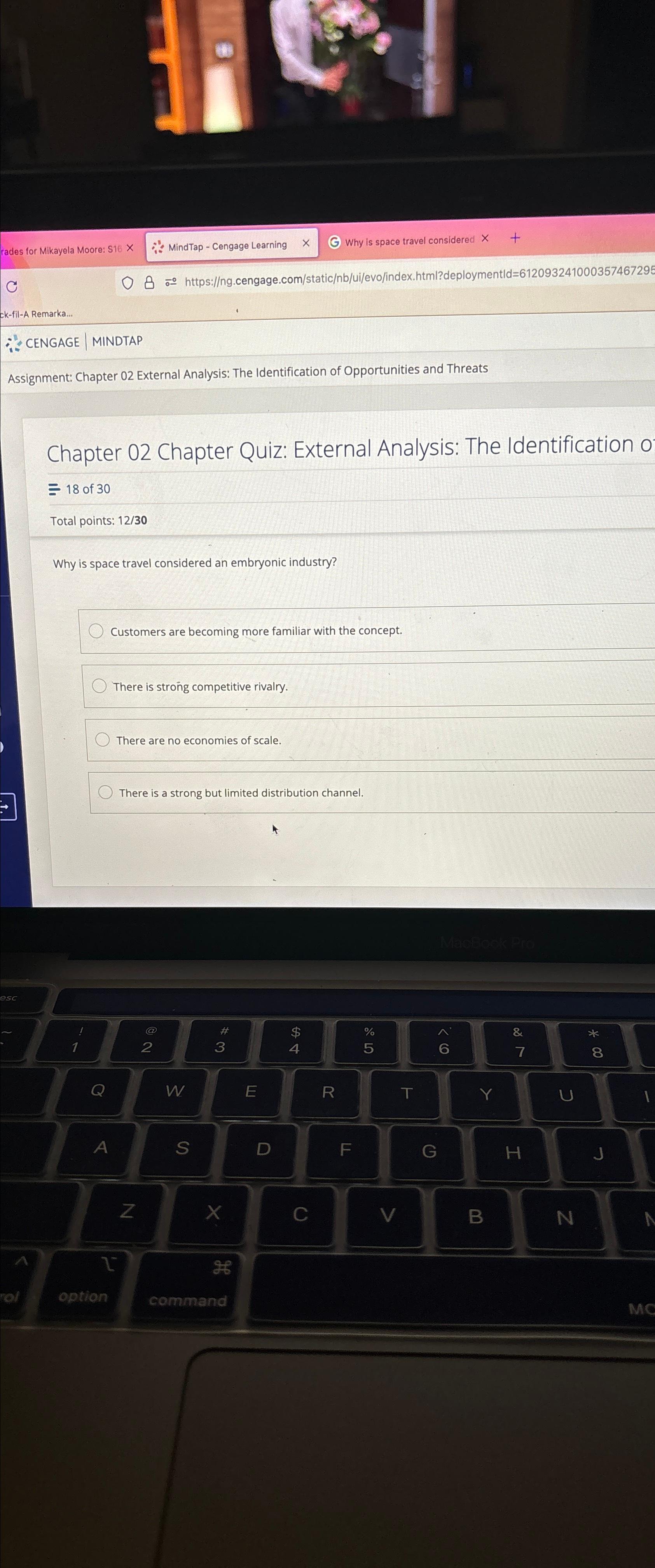 Solved Chapter 02 ﻿Chapter Quiz: External Analysis: The | Chegg.com