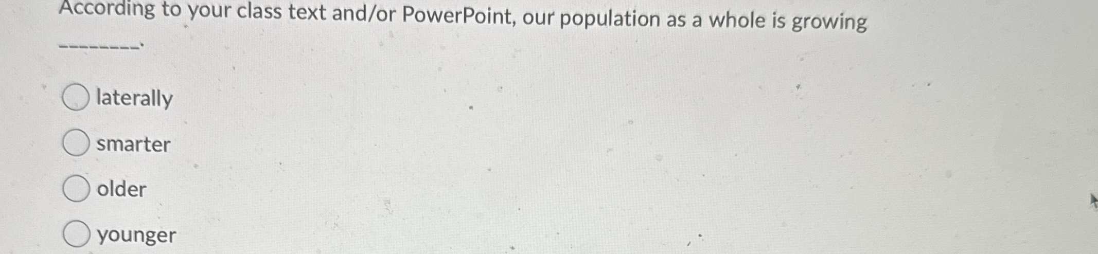 Solved According to your class text and/or PowerPoint, our | Chegg.com