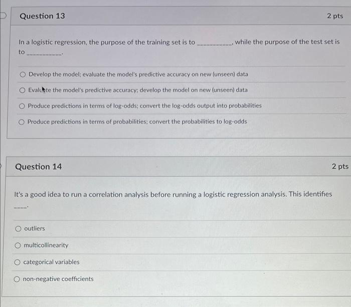 Solved Consider the following logistic regression results | Chegg.com