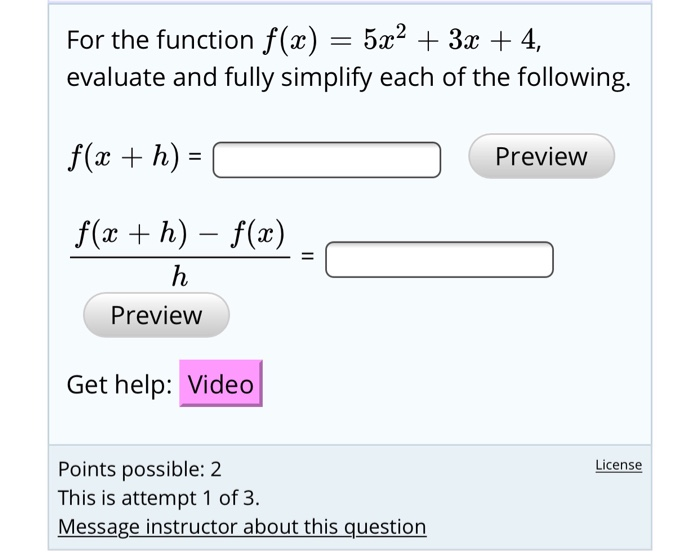 Solved: Use The Graph Of F(x) To Evaluate The Following: -... | Chegg.com