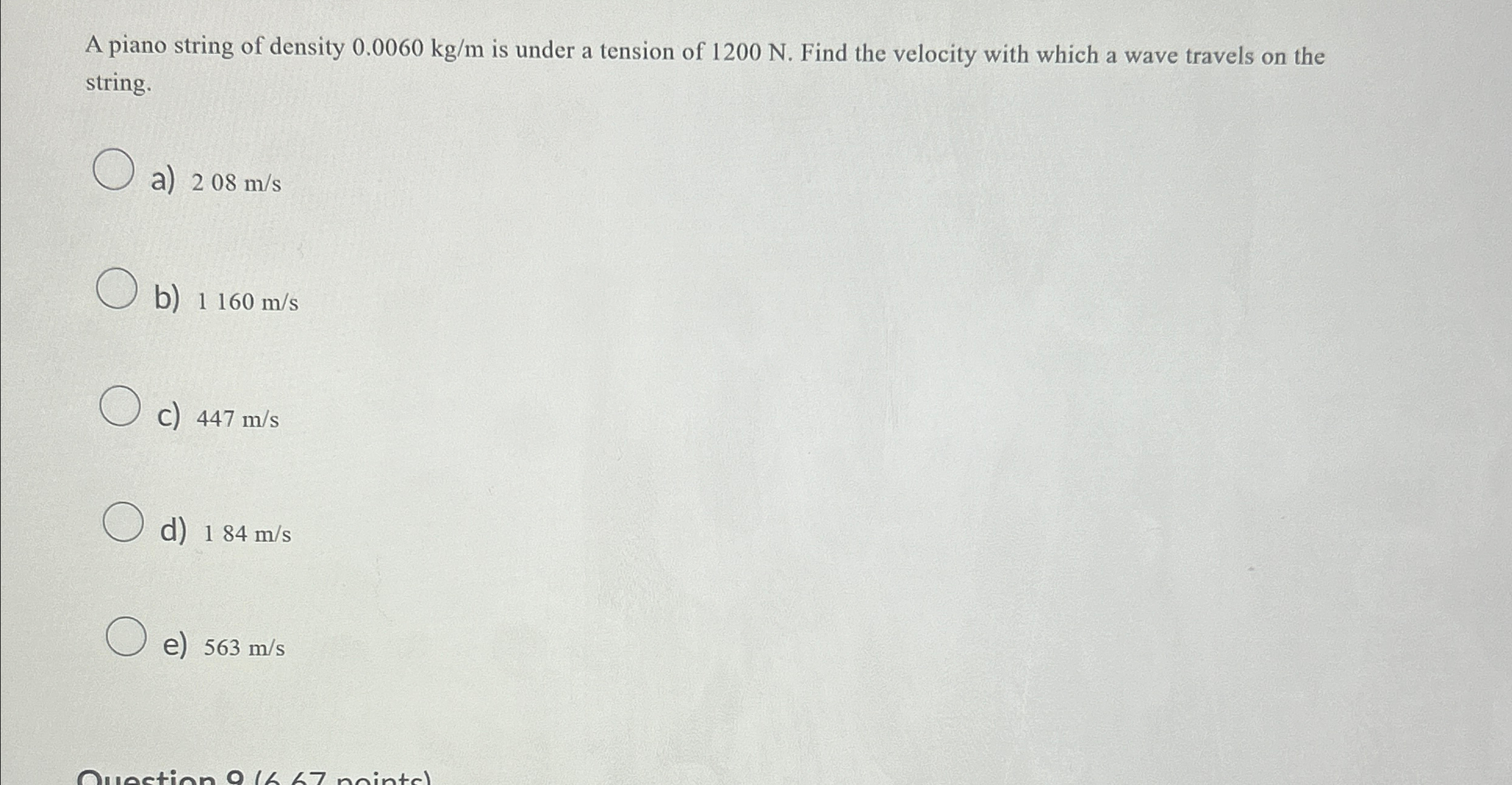 Solved A piano string of density 0.0060kgm ﻿is under a | Chegg.com