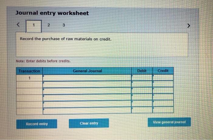 Solved Exercise 15-5 (Algo) Record materials purchase and | Chegg.com