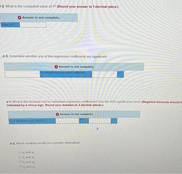 Solved Refer to the following multiple regression analysis. | Chegg.com