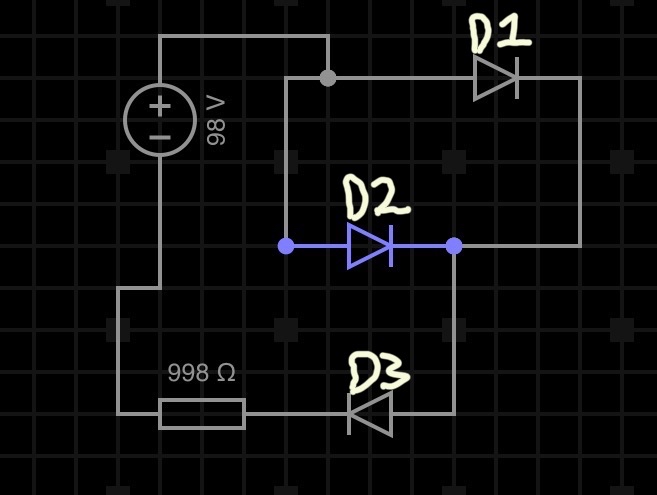 Solved Calcular el voltaje y la corriente que pasa por los | Chegg.com