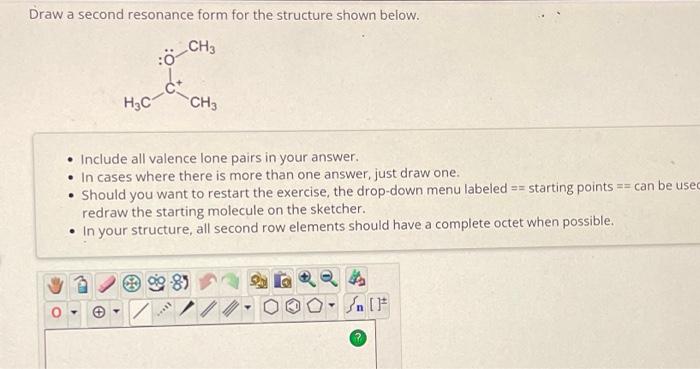 Solved draw a second resonance form for the structures below | Chegg.com