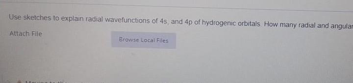 Solved Use sketches to explain radial wavefunctions of 4s, | Chegg.com