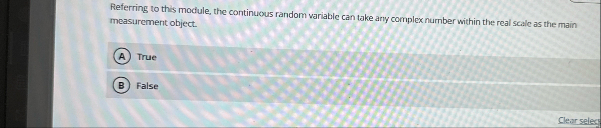 Solved Referring to this module, the continuous random | Chegg.com