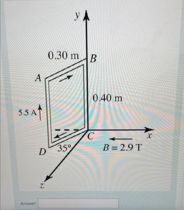Solved A rigid rectangular loop, which measures 0.30 m by | Chegg.com