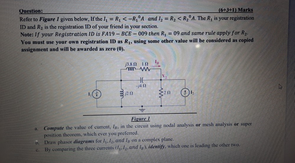 Solved Ouestion: (6+3+1) Marks Refer to Figure 1 given | Chegg.com Solved Ouestion: (6+3+1) Marks Refer to Figure 1 given | Chegg.com