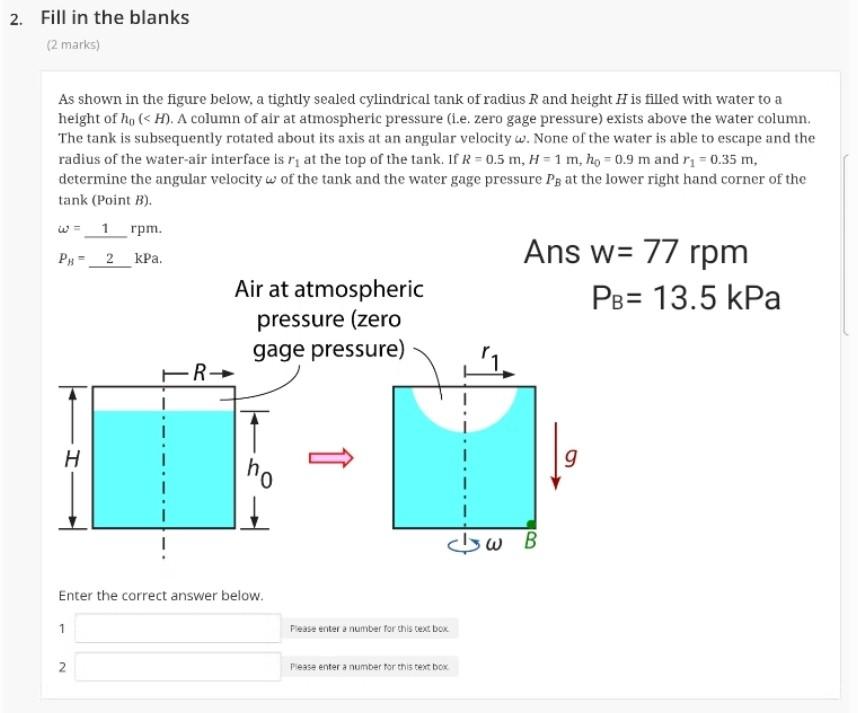 Solved 2. Fill in the blanks (2 marks) As shown in the | Chegg.com