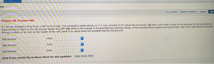 Solved FULL SCREEN PRINTER VERSION BACK NEX Chapter 08, | Chegg.com