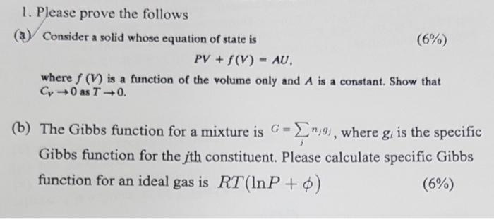 Solved Please prove the follows (only answer (b))(b) The | Chegg.com