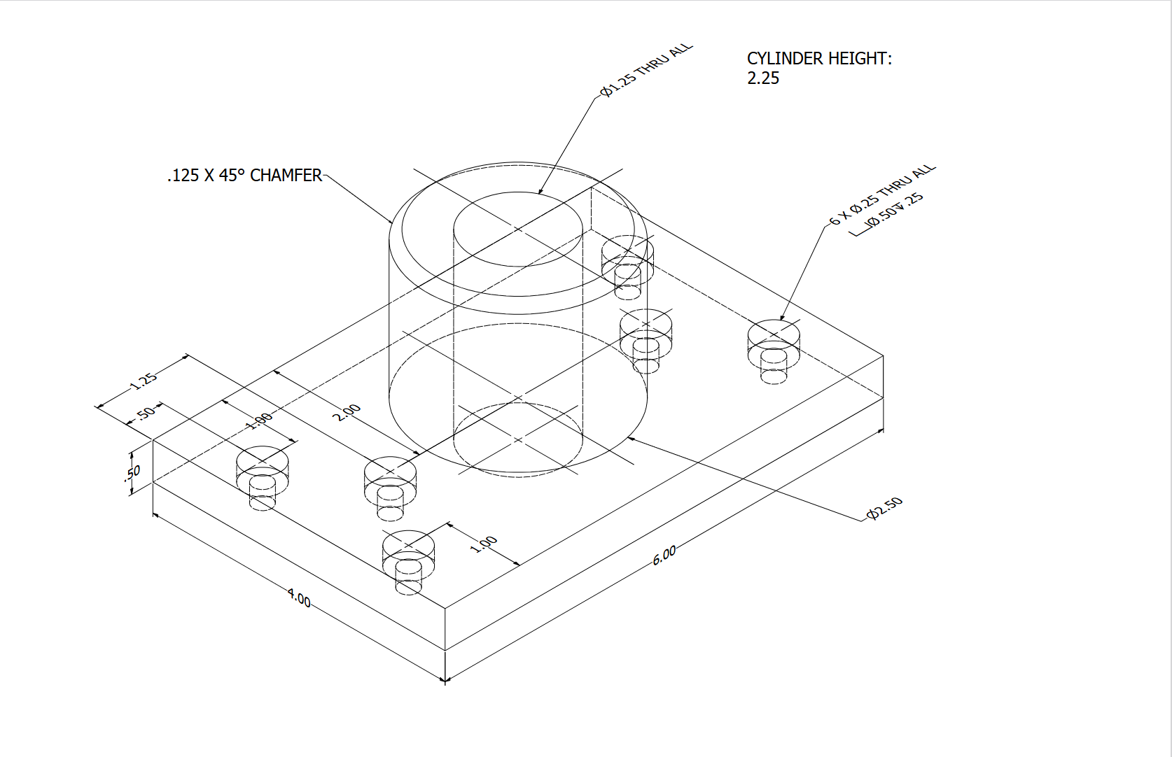 Solved Can you please draw in section views in AUTOCAD 2D, | Chegg.com