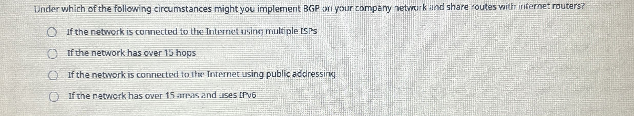 Solved Under which of the following circurnstances might you | Chegg.com