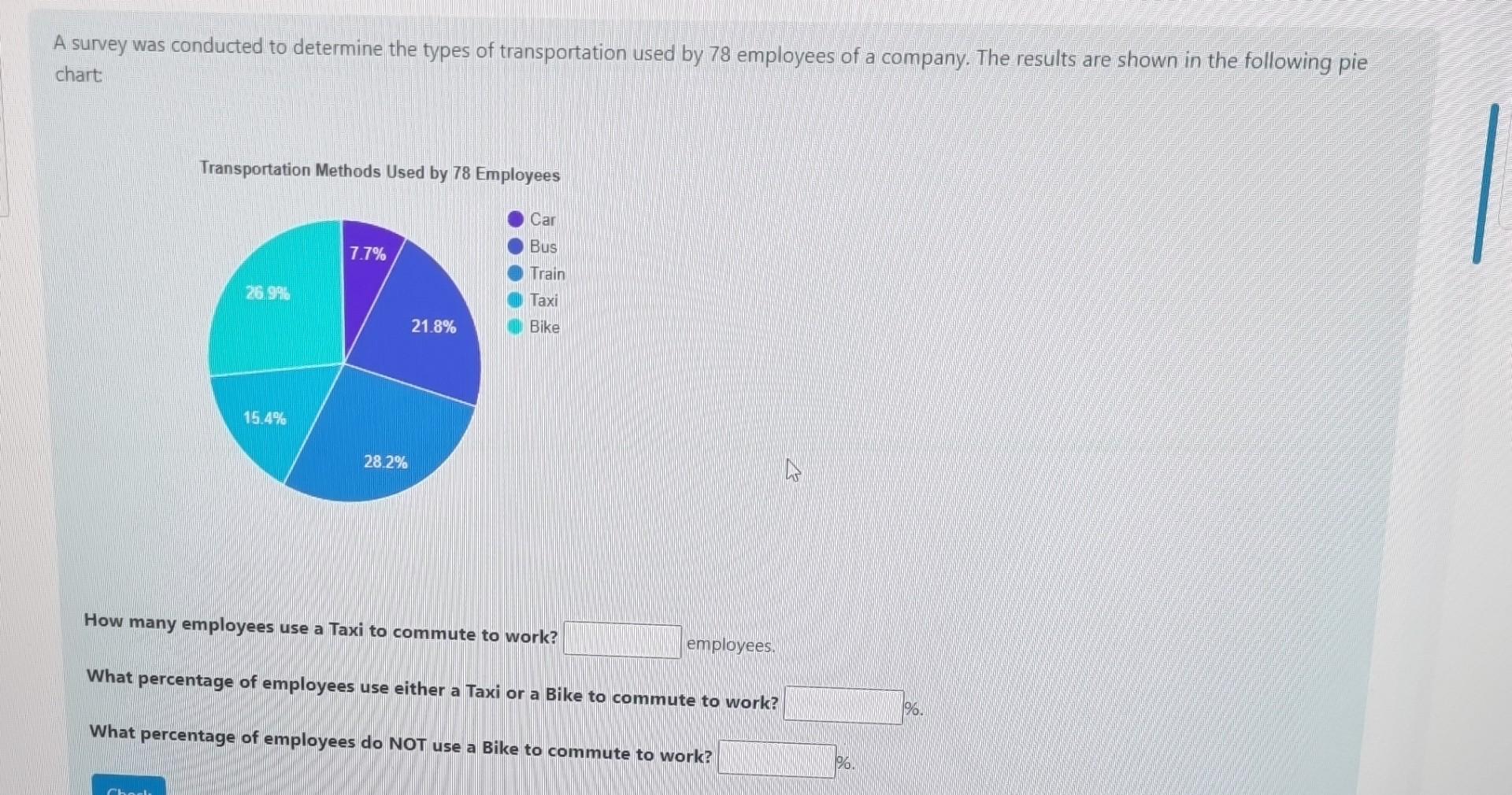 Solved A survey was conducted to determine the types of | Chegg.com