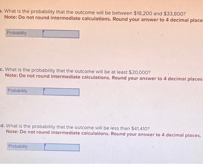Solved Problem 13-20 (Algo) Probability analysis with a | Chegg.com
