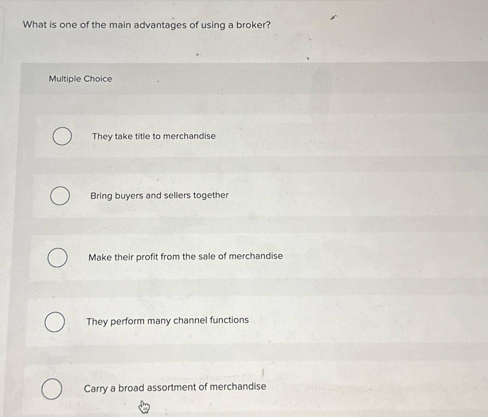 Solved What is one of the main advantages of using a | Chegg.com