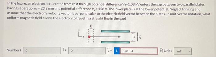 [solved] Fix Wrong Answer In The Figure An Electron Accel