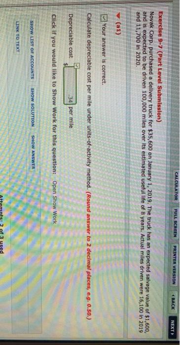 Solved CALCULATOR FULL SCREEN PRINTER VERSION « | Chegg.com