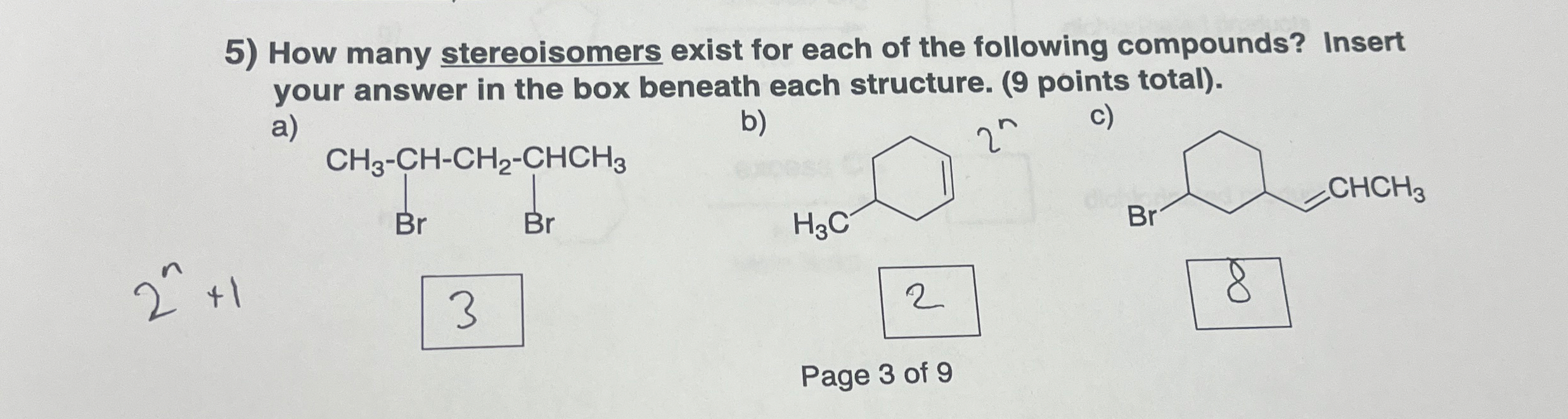 Solved Please explain The answers are correct How many | Chegg.com
