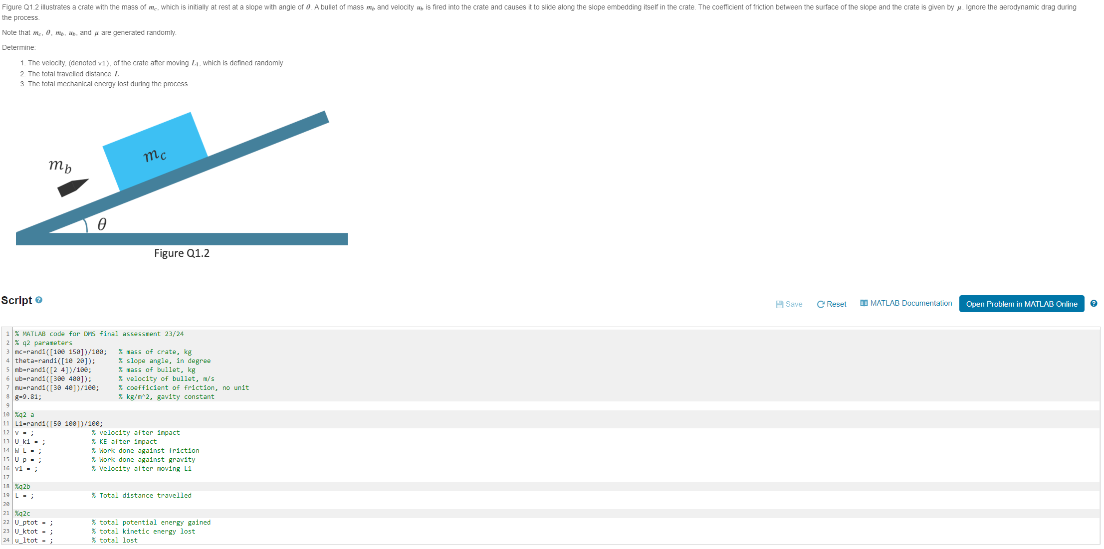 Solved Cant for the life of me get this to run in MATLAB | Chegg.com