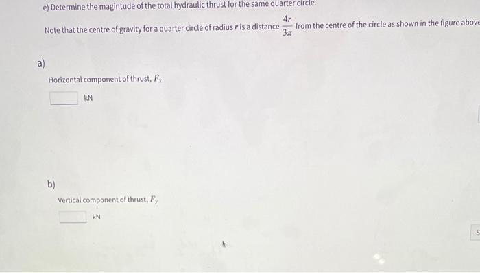 Solved Part 1: Quarter circle segment gate segment gate | Chegg.com