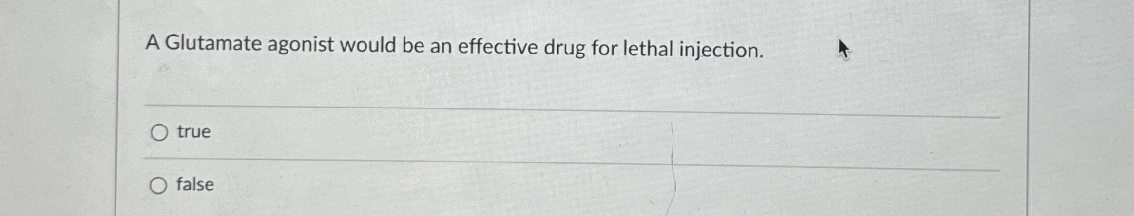 Solved A Glutamate agonist would be an effective drug for | Chegg.com