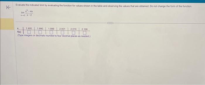 Solved Evaluate the indicated limit by evaluating the | Chegg.com