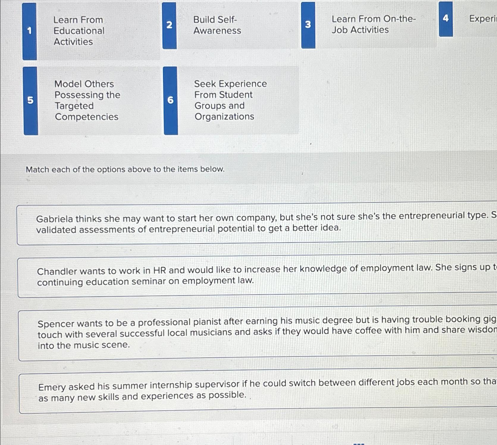Solved Learn FromEducationalBuild Self-3Learn From | Chegg.com