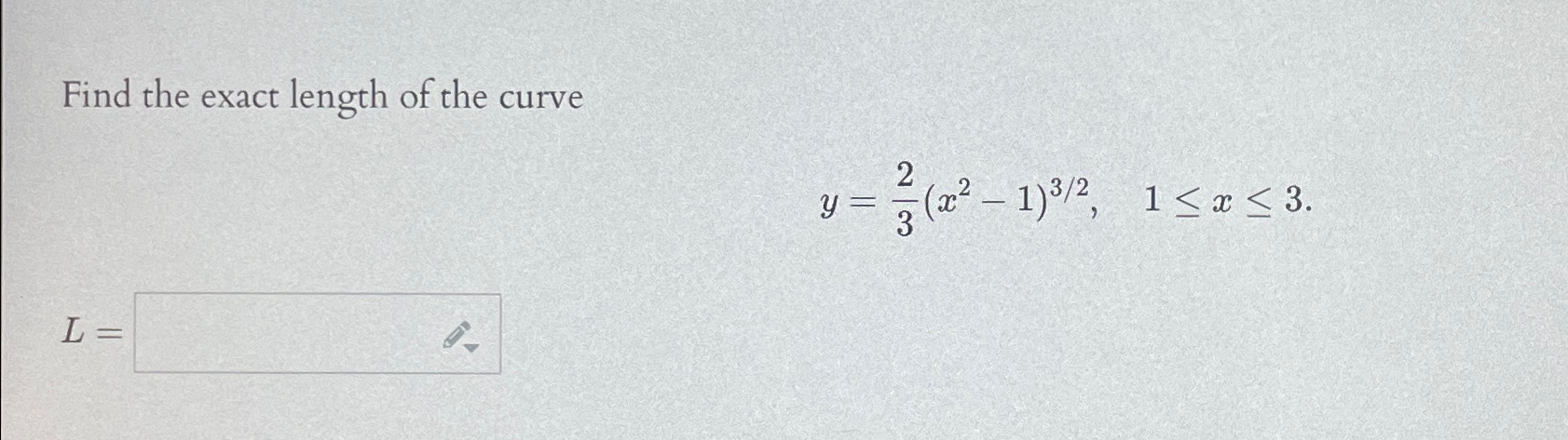 Solved Find the exact length of the | Chegg.com