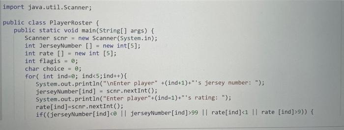 Solved 8. 14 LAB*: Program: Soccer team roster This program | Chegg.com