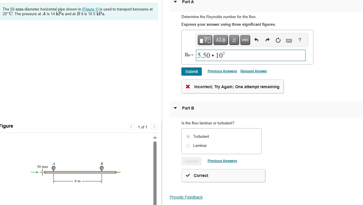 Solved The \( 50-\mathrm{mm} \)-diameter horizontal pipe | Chegg.com