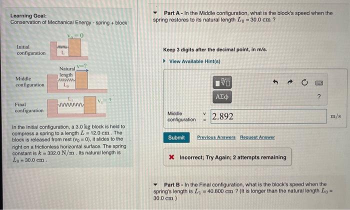 Solved Learning Goal: Part A - In the Middle configuration, | Chegg.com
