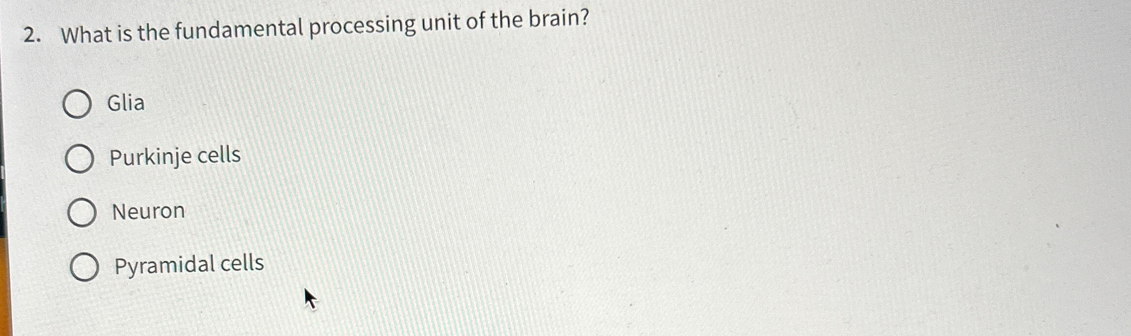 Solved What is the fundamental processing unit of the | Chegg.com