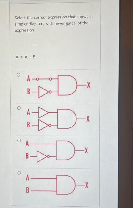 Solved Select the correct expression that shows a simpler | Chegg.com