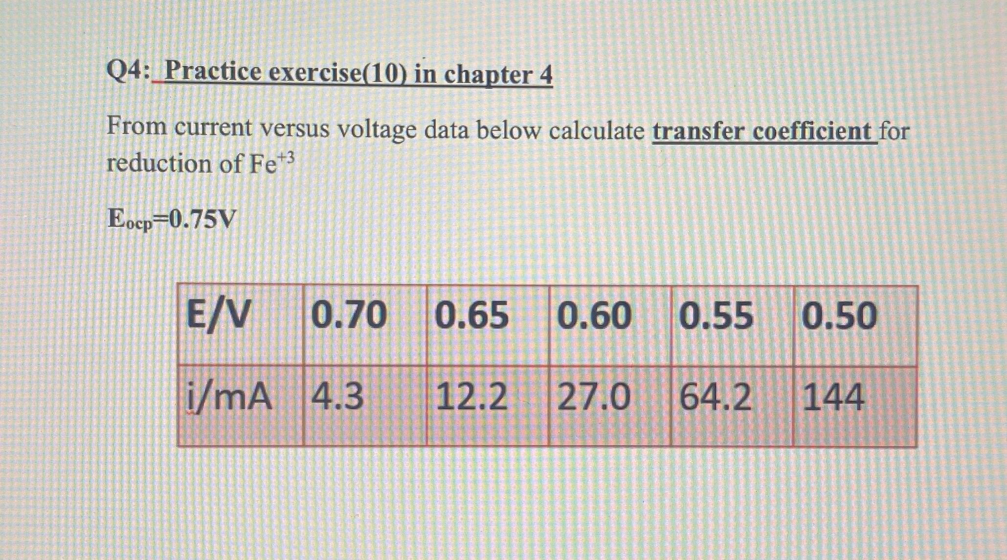 Solved Q4: Practice exercise(10) ﻿in chapter 4From current | Chegg.com