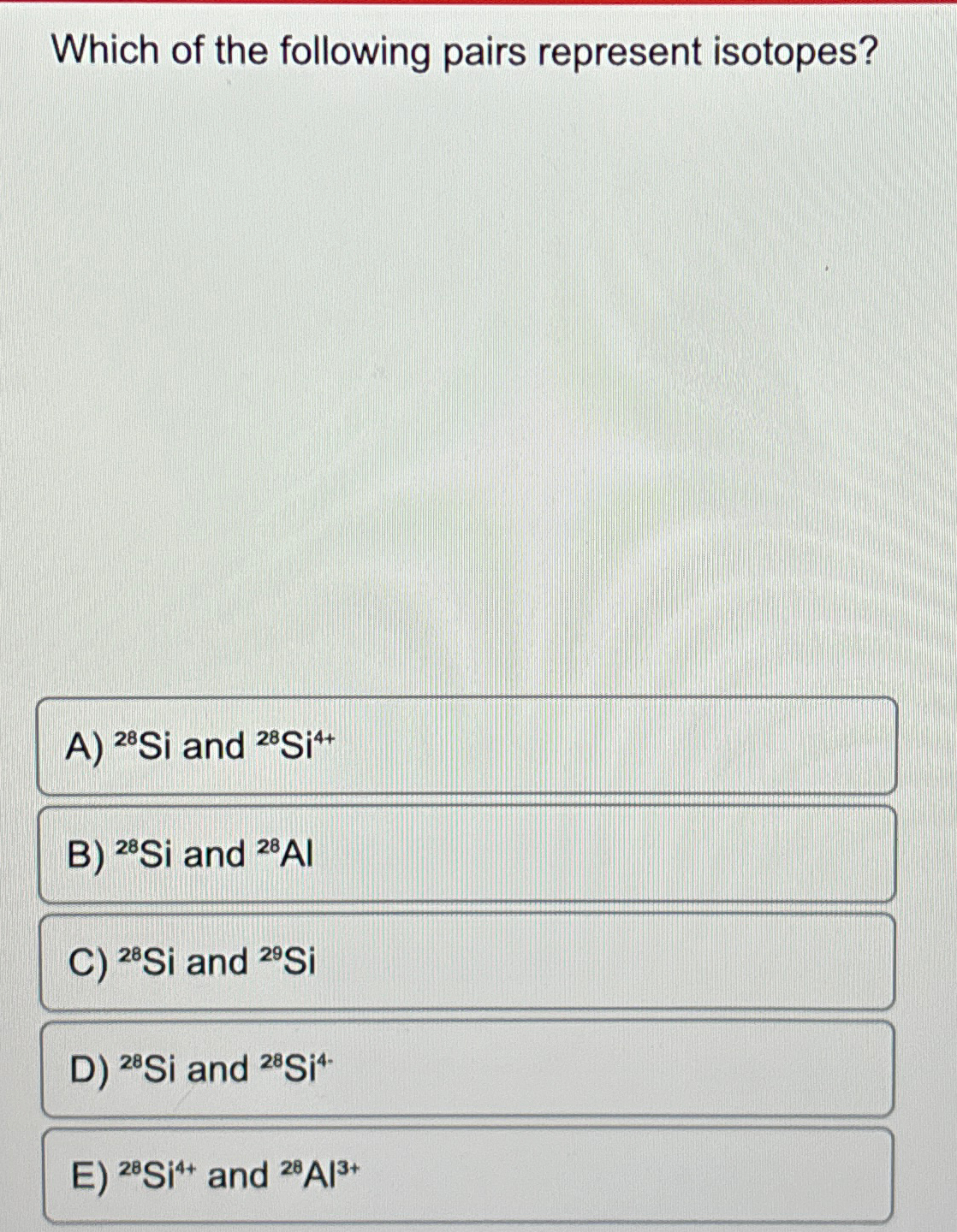 Solved Which of the following pairs represent | Chegg.com