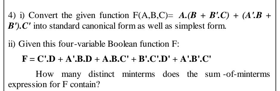 Solved canonical form as well as simplest form write | Chegg.com