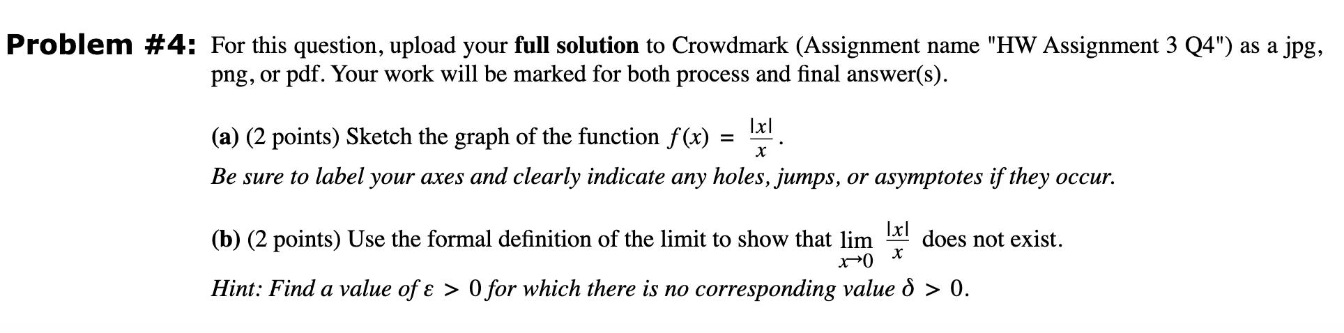 Solved (a) (2 ﻿points) ﻿Sketch the graph of the function | Chegg.com