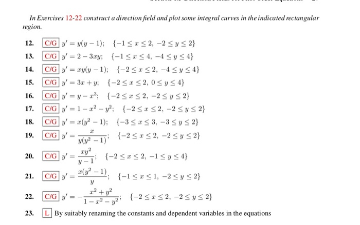 Solved In Exercises 12-22 construct a direction field and | Chegg.com