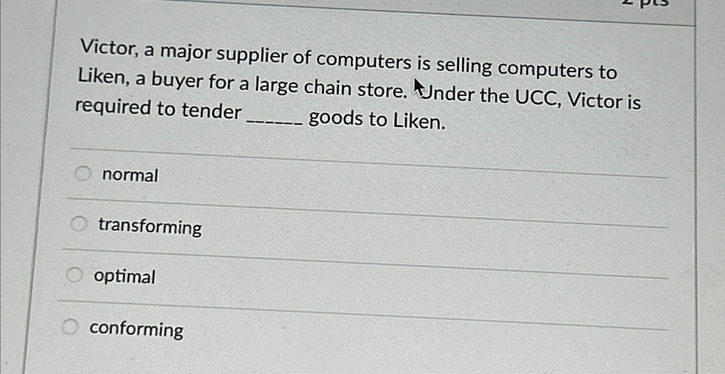Solved Victor, a major supplier of computers is selling | Chegg.com