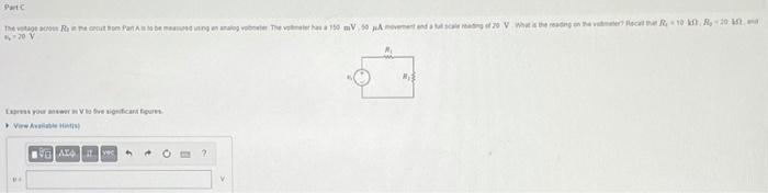 Solved Part A Consider the crcuit below, where Ri= 10 kN, R | Chegg.com Solved Part A Consider the crcuit below, where Ri= 10 kN, R | Chegg.com