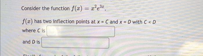 Solved Consider the function f(x)=8x+5x−1. For this function | Chegg.com