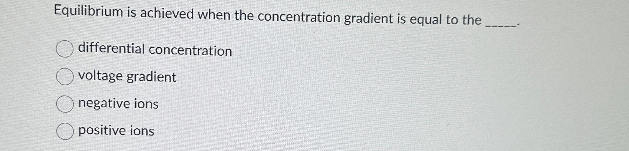 Solved Equilibrium is achieved when the concentration | Chegg.com