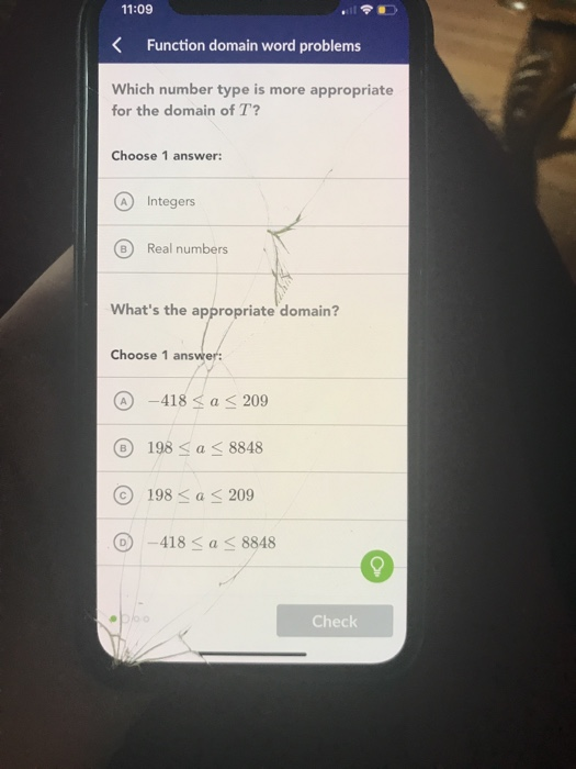 Solved Function domain word problems The altitude at which | Chegg.com